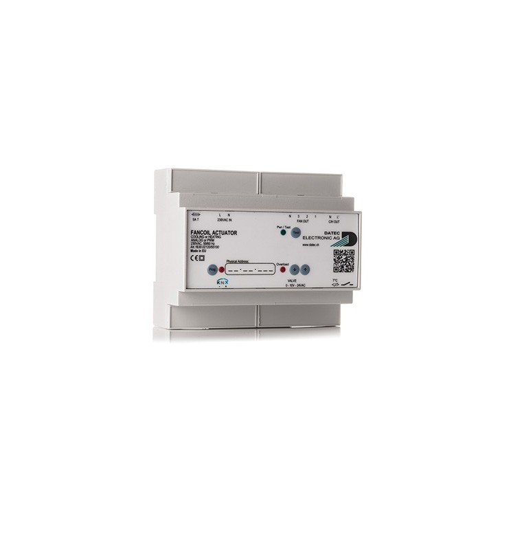 Attuatore KNX Fancoil DATEC 1630.02120/55100 DIN