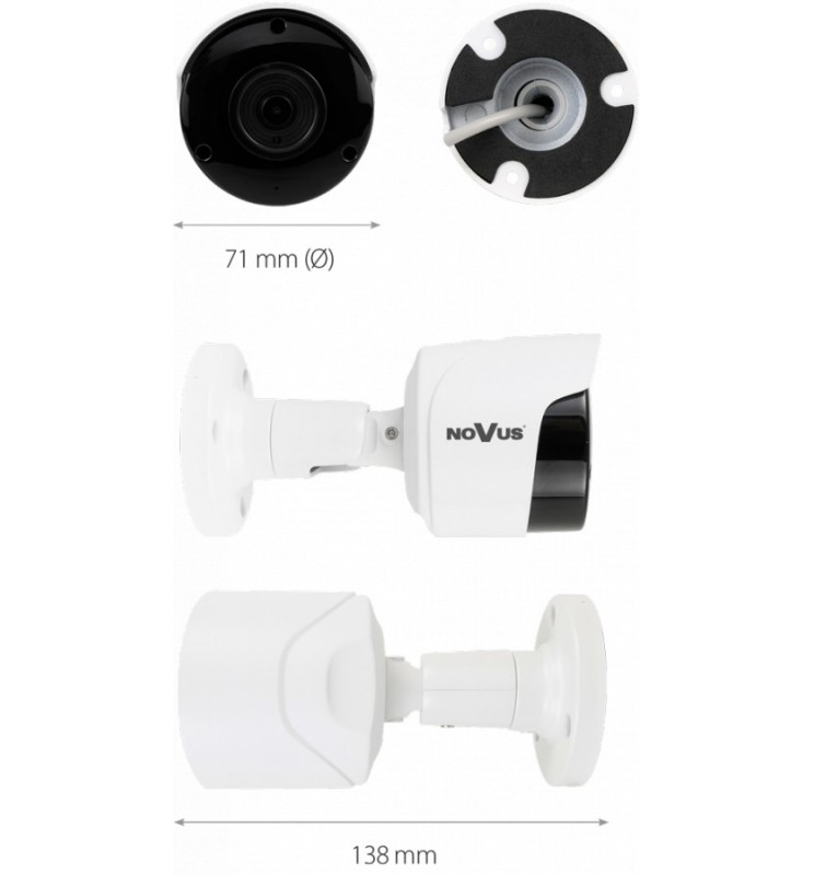 Novus Camera IP Bullet 5 MPX P2P Onvif H.265 IP66